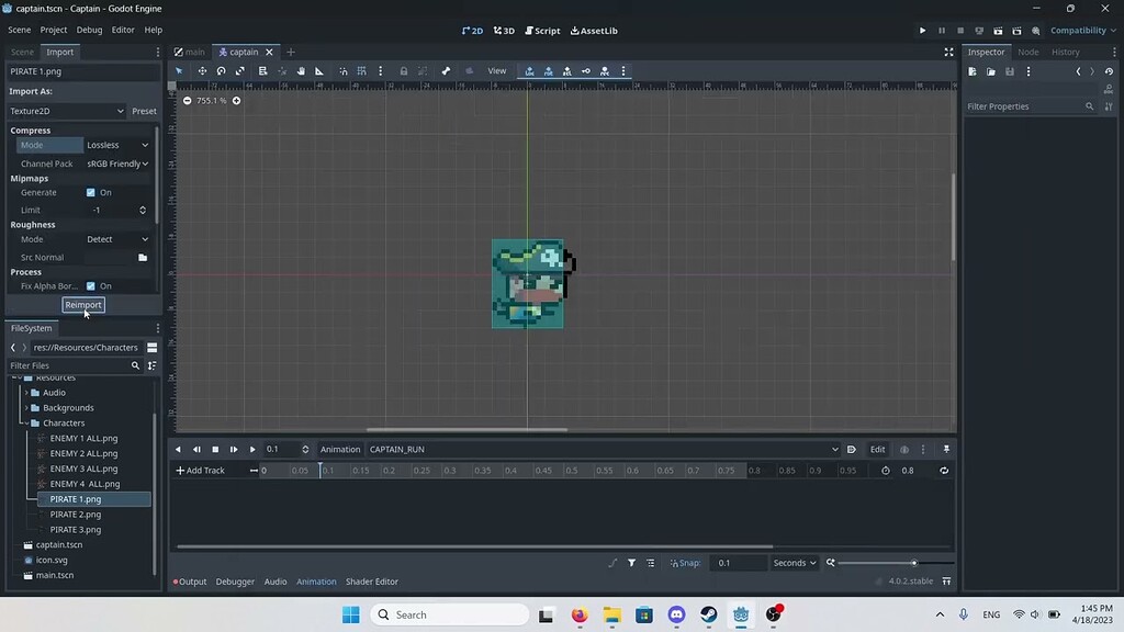 Disappearing Mipmaps After Selecting Sprite - Archive - Godot Forum
