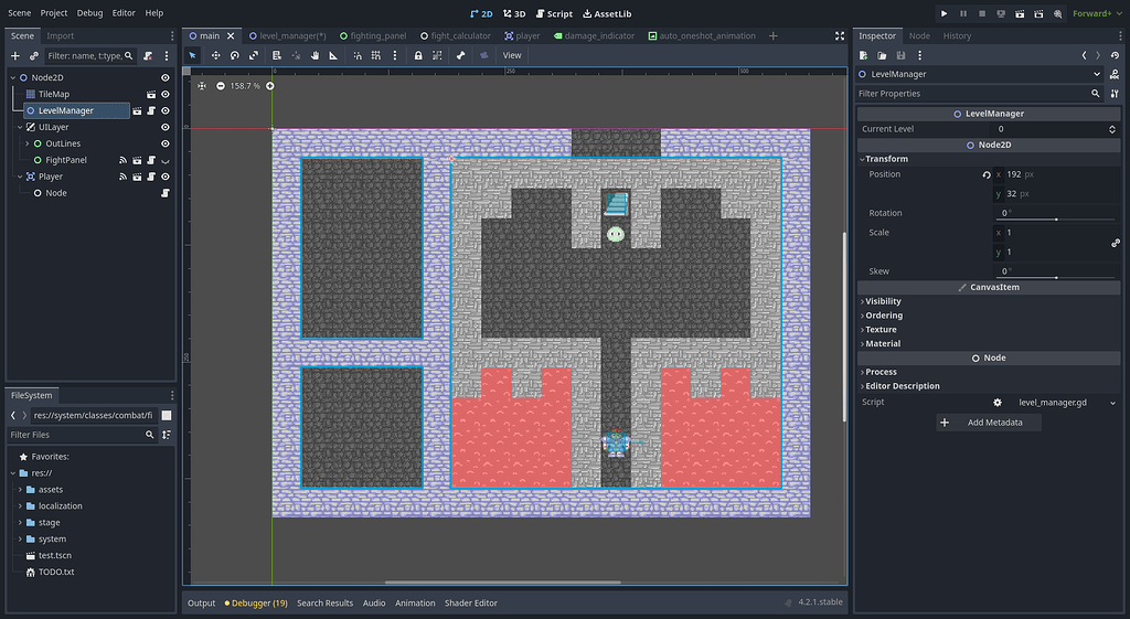 How do I stack TileMaps and swap them on demand? - Programming - Godot Forum