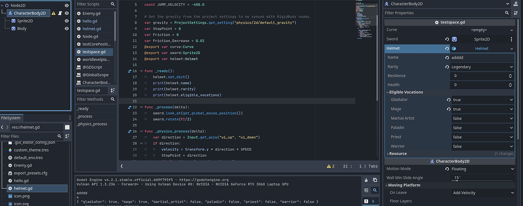 Static Typing Of Exported Dictionary Help Godot Forum