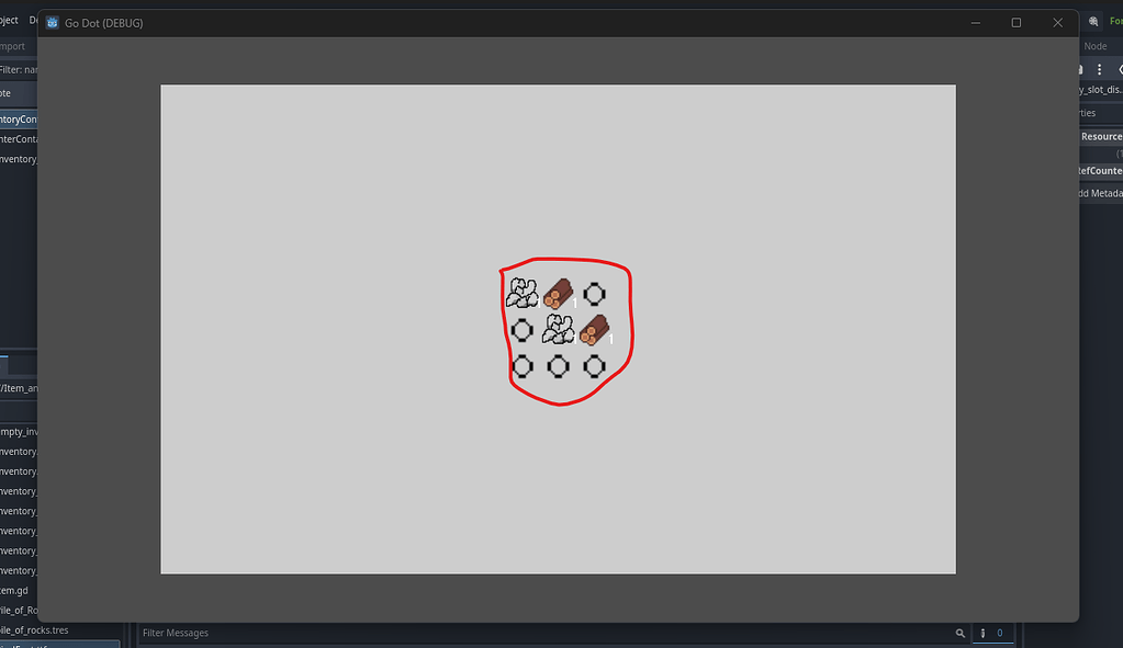 Problems with _unhandled_input in Inventory System - UI - Godot Forum