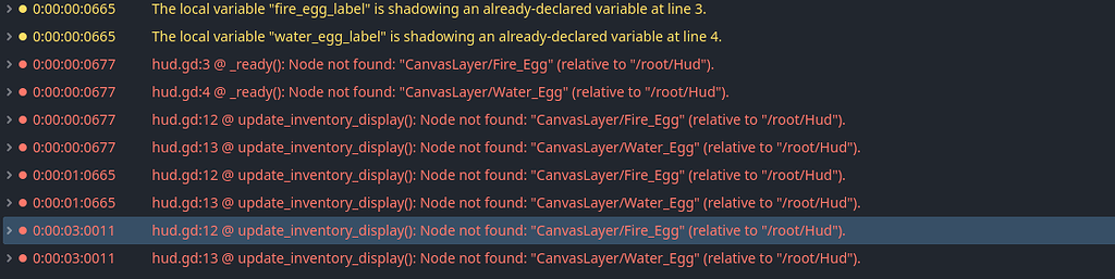 Issue with Accessing Label Nodes in HUD Scene - Help - Godot Forum