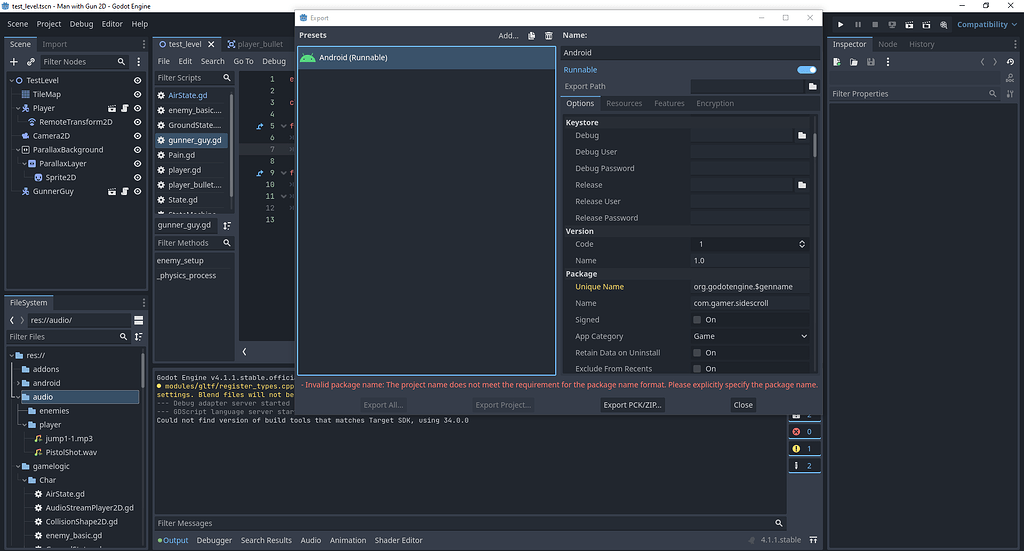 Godot not recognizing package name - Help - Godot Forum
