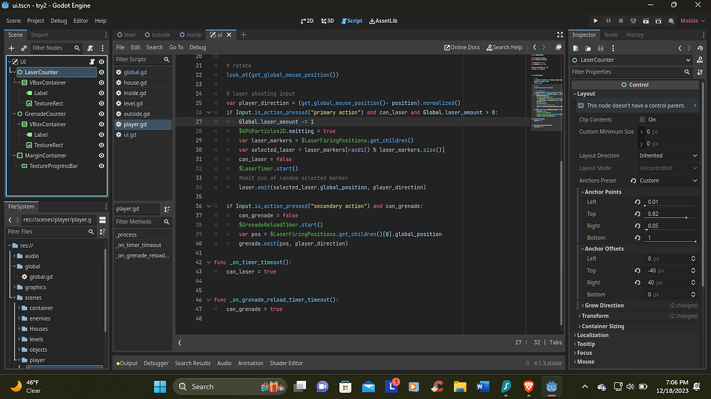 UI canvas layer issue - UI - Godot Forum UI canvas layer issue - UI - Godot Forum