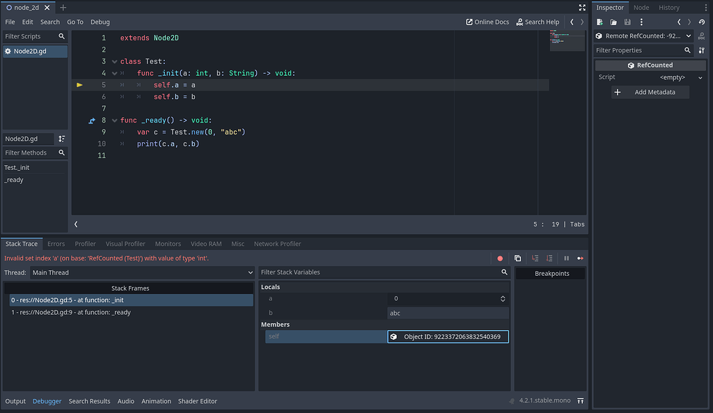 How to use inner classes properly? - Programming - Godot Forum