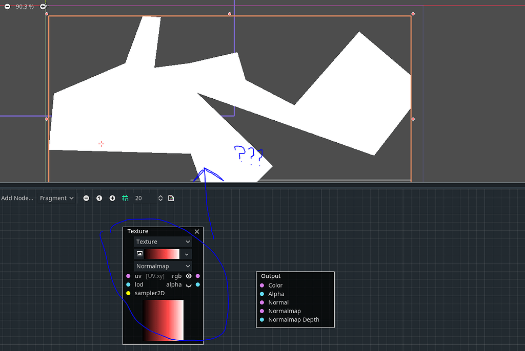 How to use a shader to color a 2D polygon as a gradient? - Archive - Godot Forum