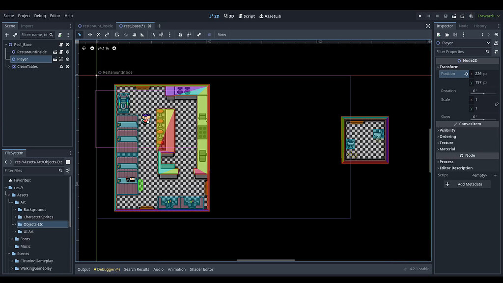 Changing Player's Position Bug - Help - Godot Forum