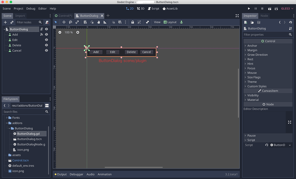 How do you show child nodes of a child scene - Archive - Godot Forum