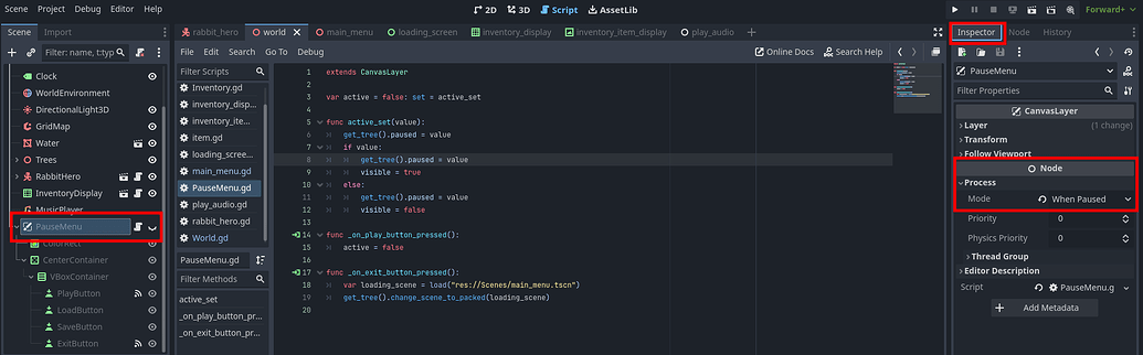 Un-pause with an input event - Programming - Godot Forum