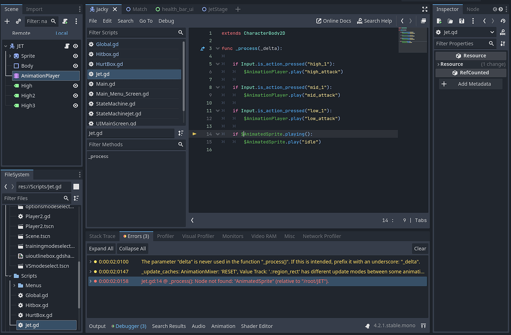 How do I make so that the animation doesn't get interrupted by another in Animation Player ...