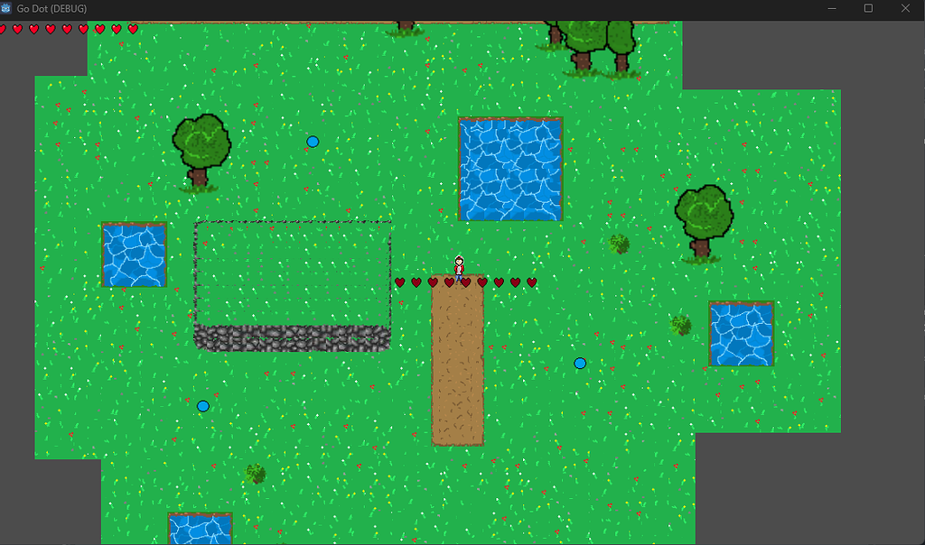 Health UI not following camera when attached to CanvasLayer - UI - Godot Forum