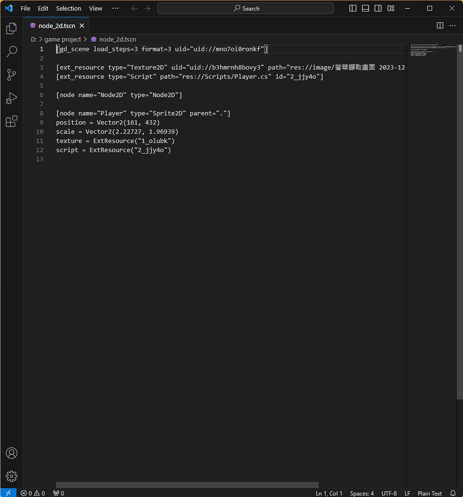 Cannot instance script because the associated class could not be found - Help - Godot Forum