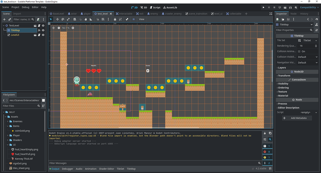 Scalable Platformer Template - Making game-making easier and faster! - Plugins - Godot Forum