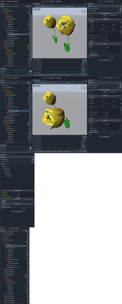Dynamic Flower Bouquet with physics - Physics - Godot Forum