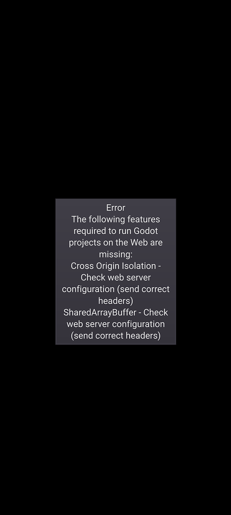 Html5 Export Not Working Anymore On Firefox Android Help Godot Forum