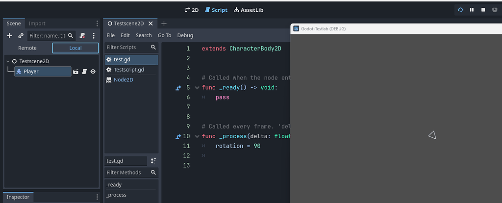 Rotation not displayed correctly - Help - Godot Forum