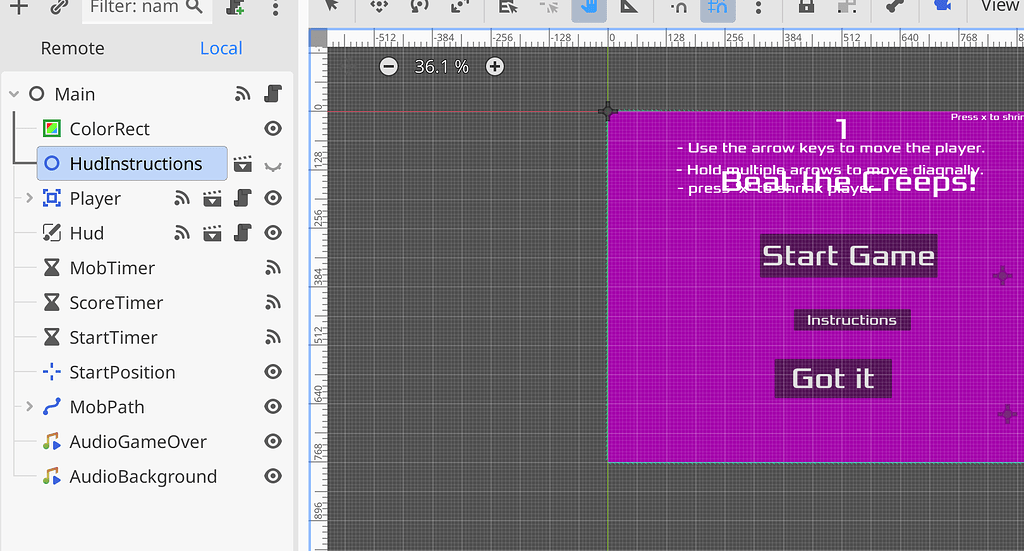 Displaying a help instruction scene - Help - Godot Forum
