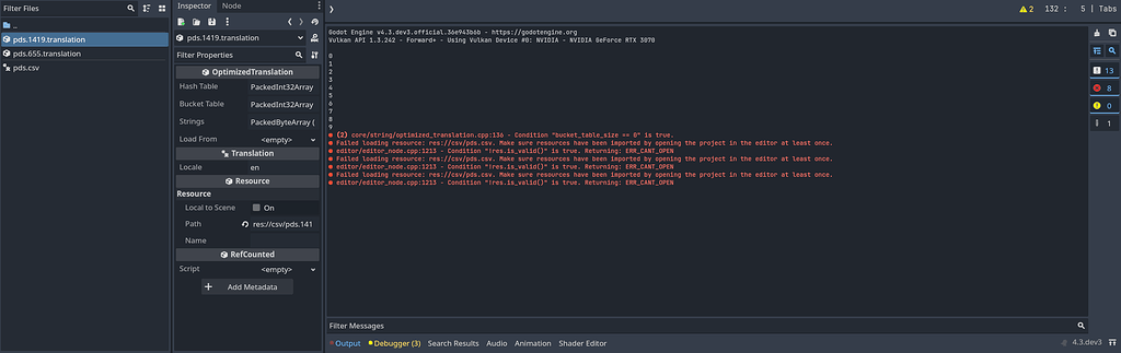 Problem storing CSV data using FileAcces.store_csv_line - Help - Godot Forum