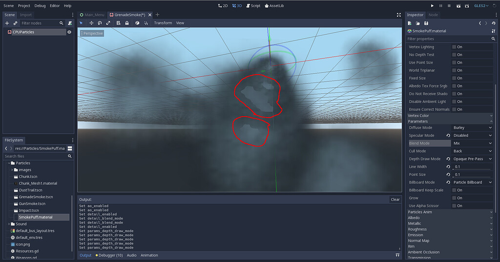 Blob artifacts with opaque pre pass - Archive - Godot Forum