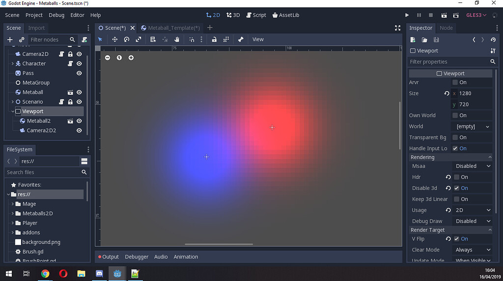 When i render a Viewport render target into a Sprite, all objects get pixelated (lose quality ...