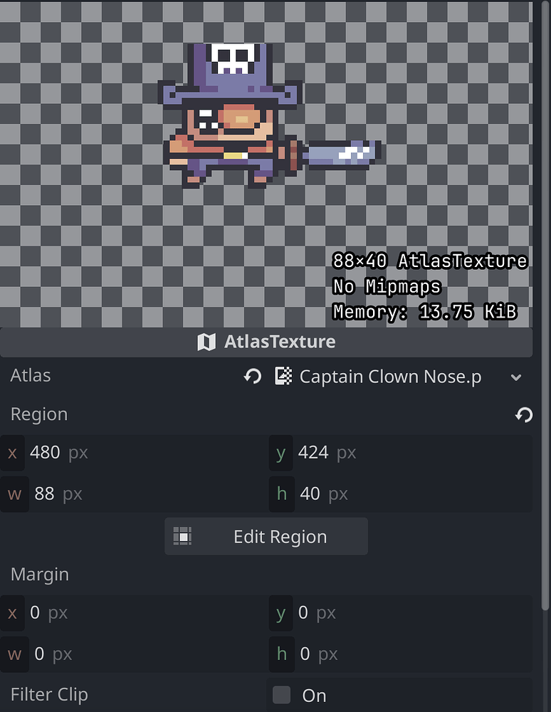 How to use the AtlasTexture2D with Polygon2D - Help - Godot Forum