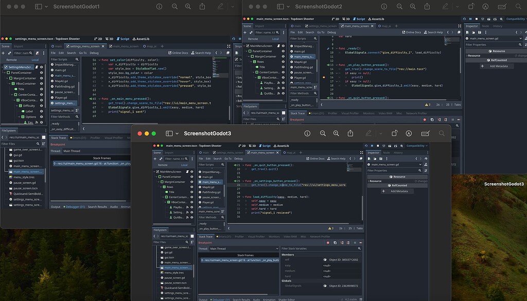 Problem With Signals Between Two Scenes - Programming - Godot Forum