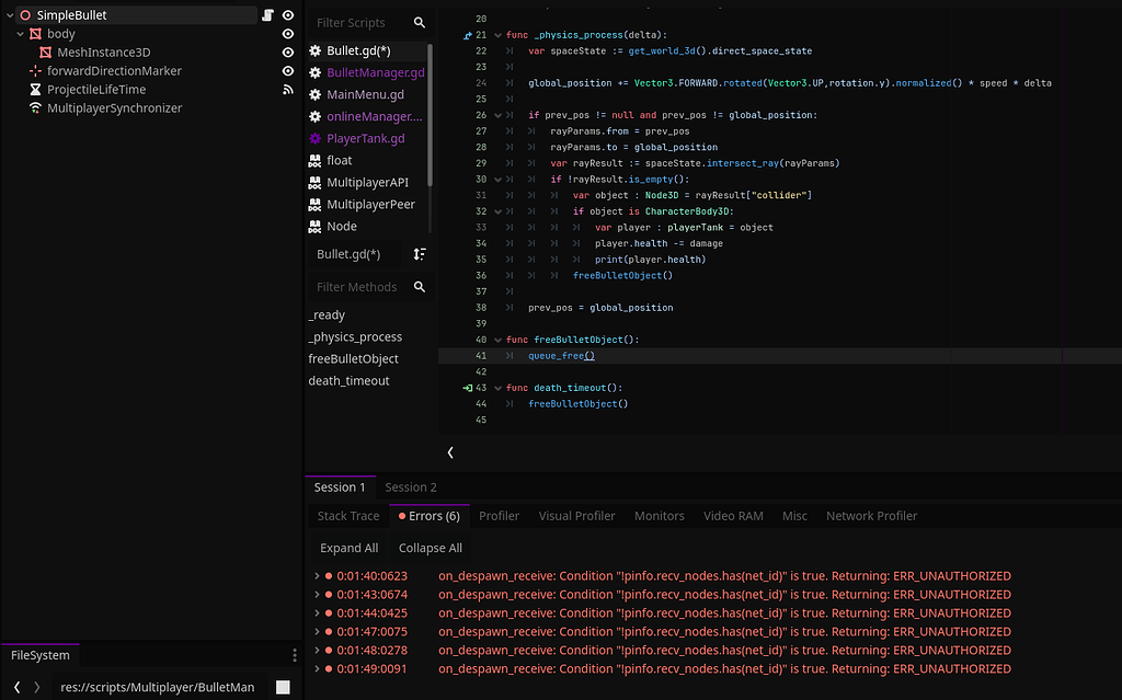P2P proper way of freeing node - Networking - Godot Forum