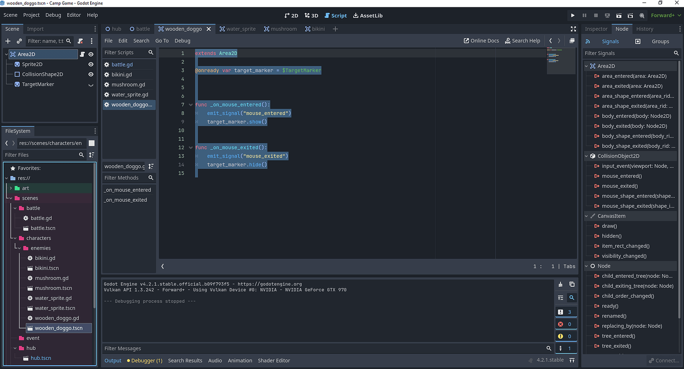 How to connect a signal to an instanced scene - Help - Godot Forum