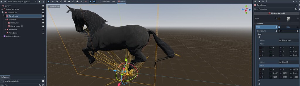 Struggling with animation, skeleton and skinning - Animation - Godot Forum
