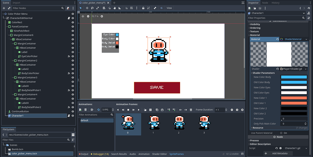 Character customization via Shader - Help - Godot Forum