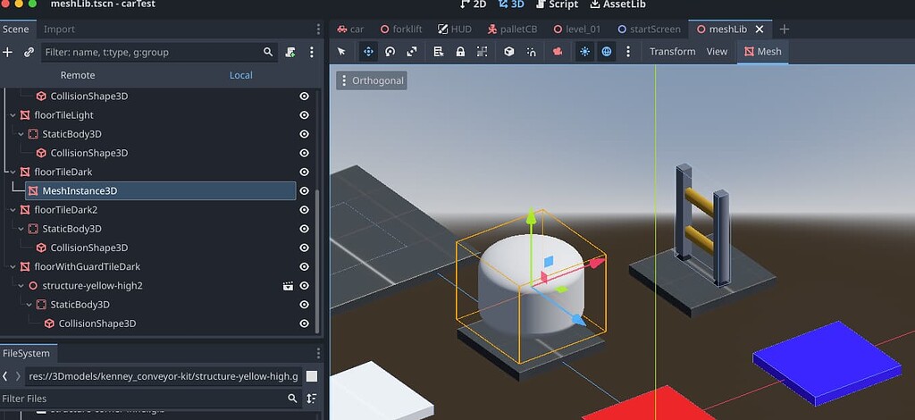 Create a GridMap tile that contains multiple meshes? - Help - Godot Forum
