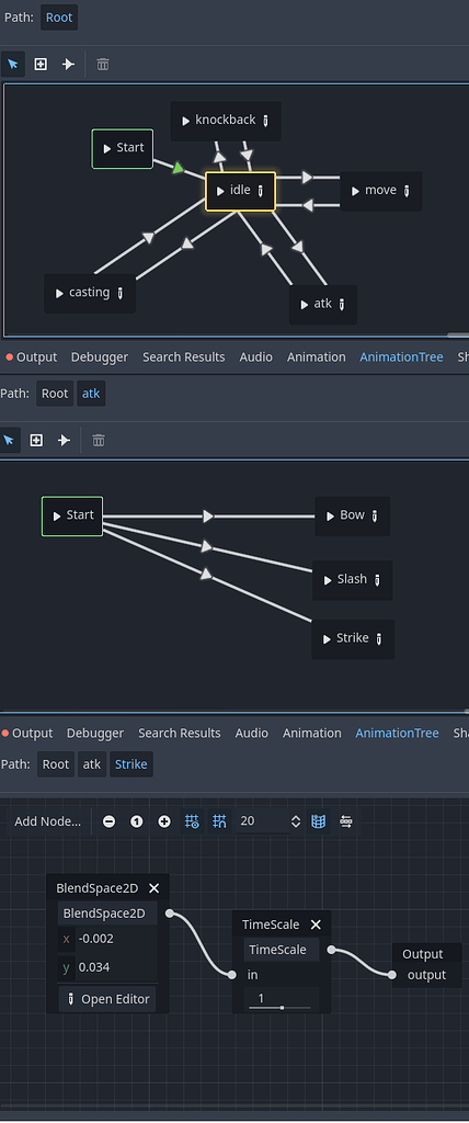 How to travel to second node of animationTree in code? - Help - Godot Forum