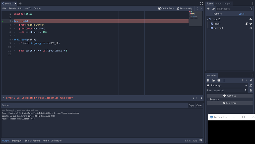 GDscript not working - Programming - Godot Forum