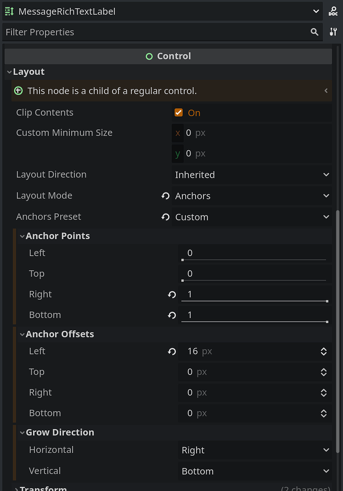 Detect when text wraps to add custom behaviour? - UI - Godot Forum