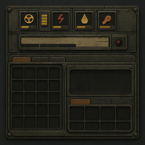 [Free 2D UI assets] Bunker Exodus — 12 survival icons + full bunker ...