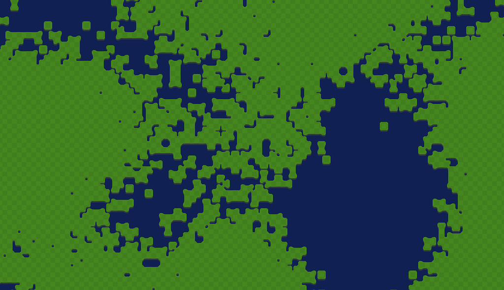 2D Procedural generation test: Autotiled top-down background - In ...