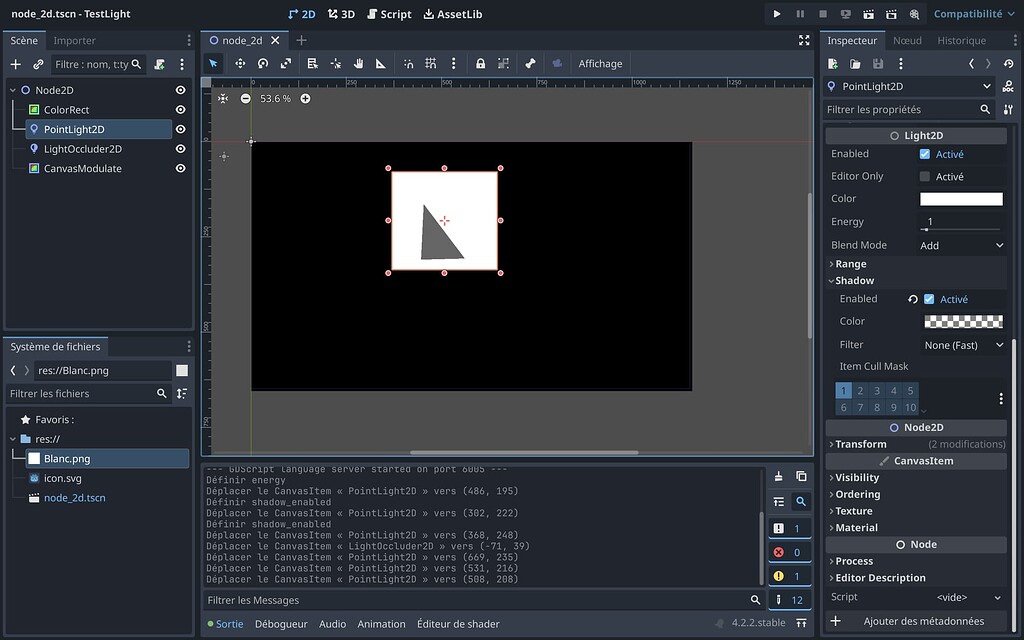 LightOccluder2D don't work - Programming - Godot Forum