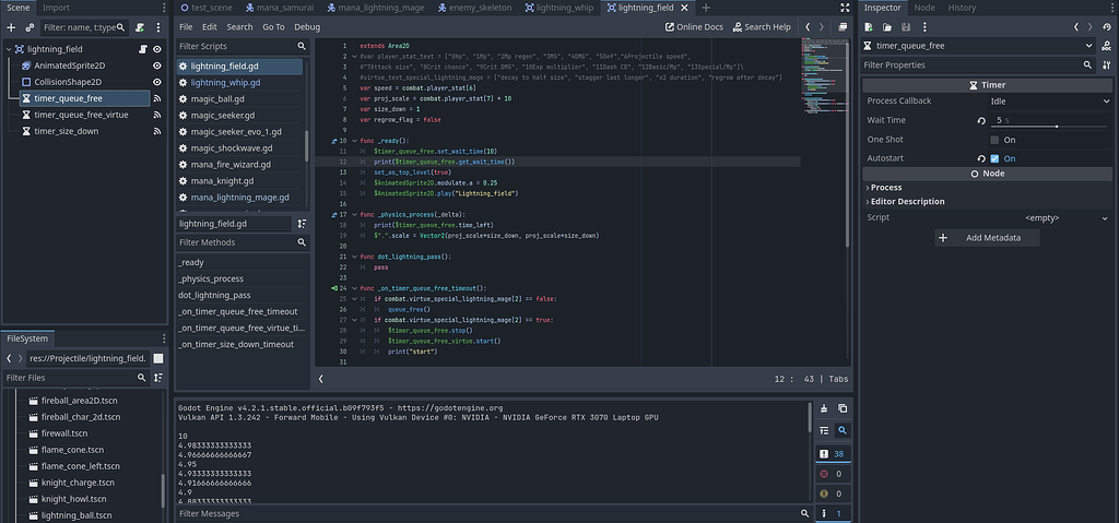 $timer.set_wait_time(not_working) - Programming - Godot Forum