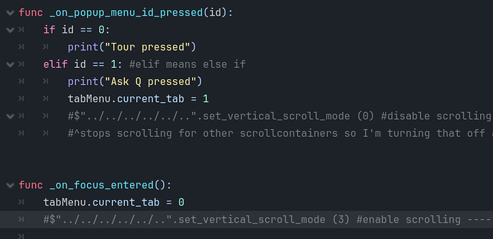 Changing the scroll mode of a scroll container changes the scroll mode of all scroll containers ...