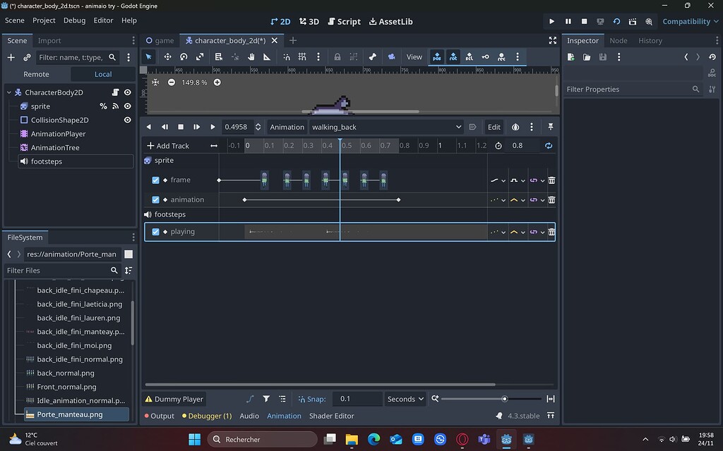 Animation player with sound effect | the animation player plays the sound multiple time in a row ...