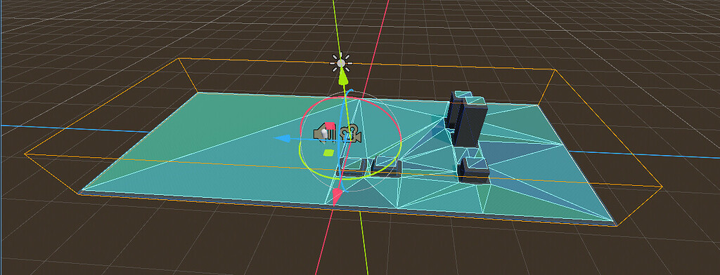 Is this what a baked navigation mesh is supposed to look like ...
