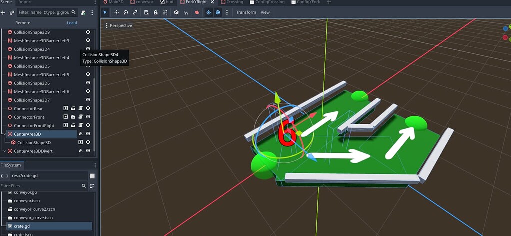 Push RigidBody3D to the side - Help - Godot Forum