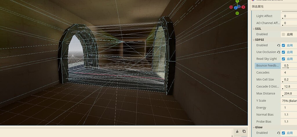 SDFGI works strangely with CSG object - Shaders - Godot Forum