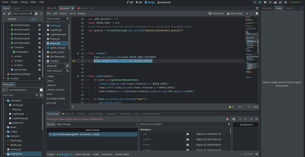 Is my signal just incorrect? - Programming - Godot Forum