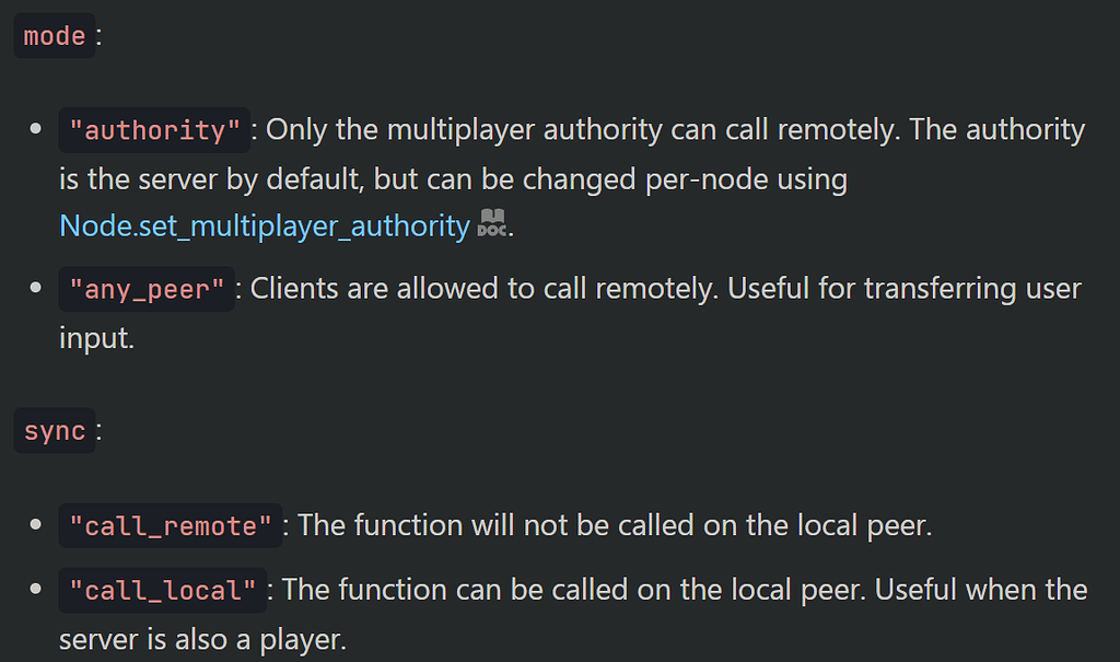 I'm trying to understand the logic and use cases of RPCs in relation to server-authoritative ...