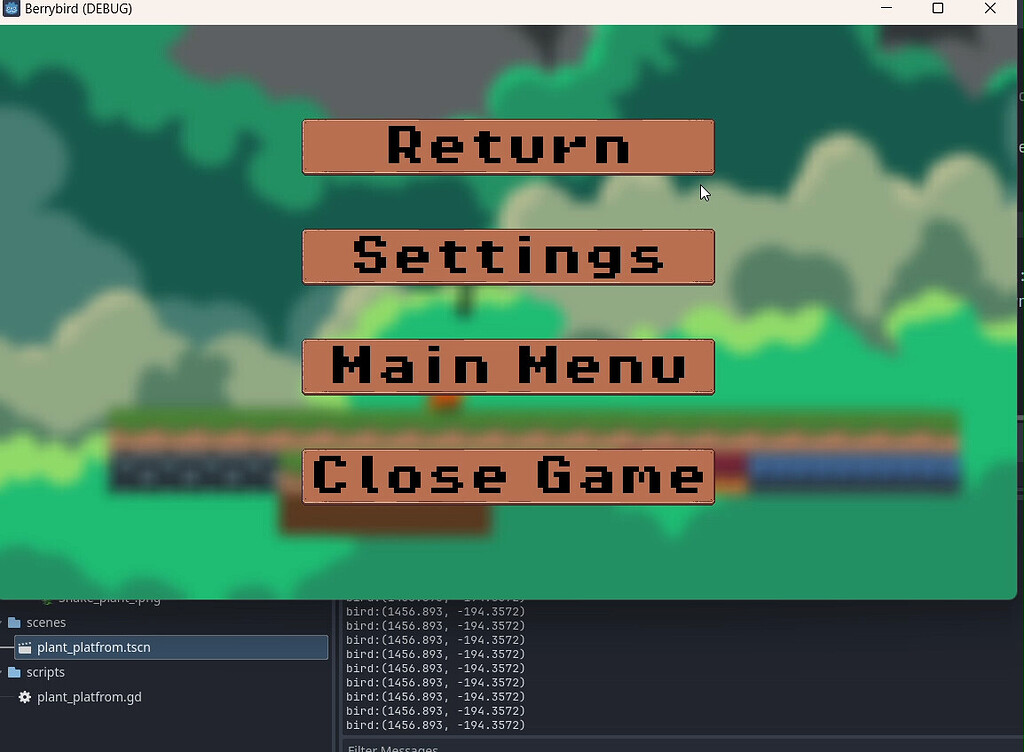 Pausing the Game while Player stands on Animatable Body -> Crash - Help - Godot Forum