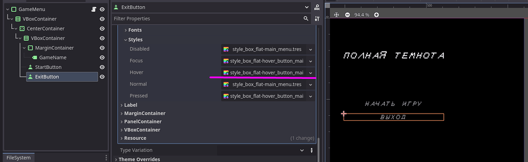 Themes and Custom StyleBox for Buttons - UI - Godot Forum