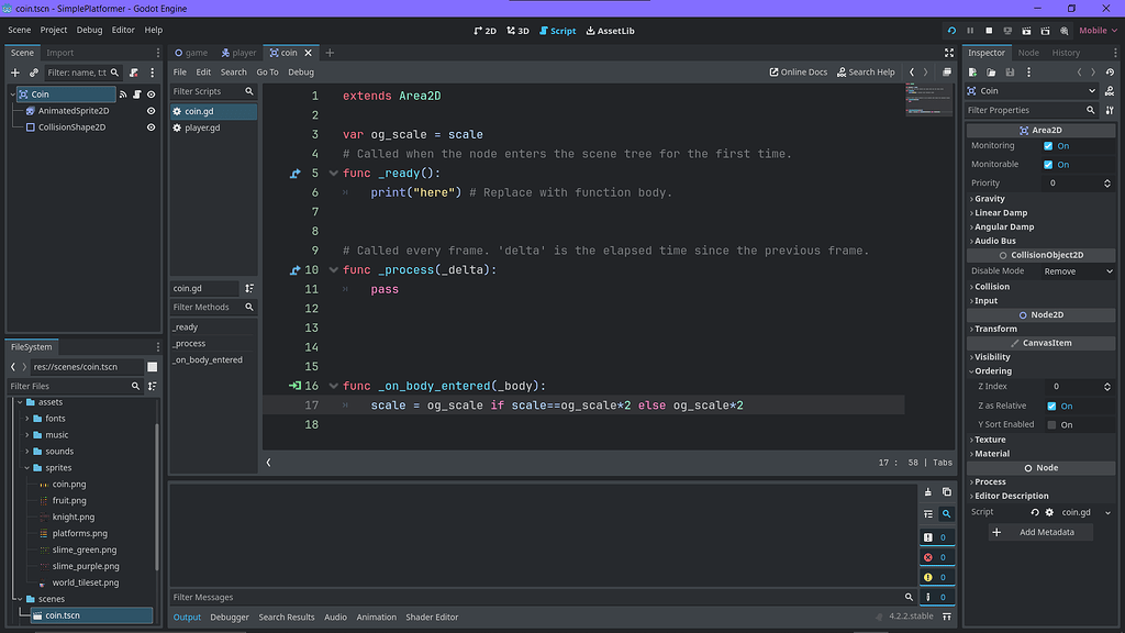 HELP! console not working - Help - Godot Forum