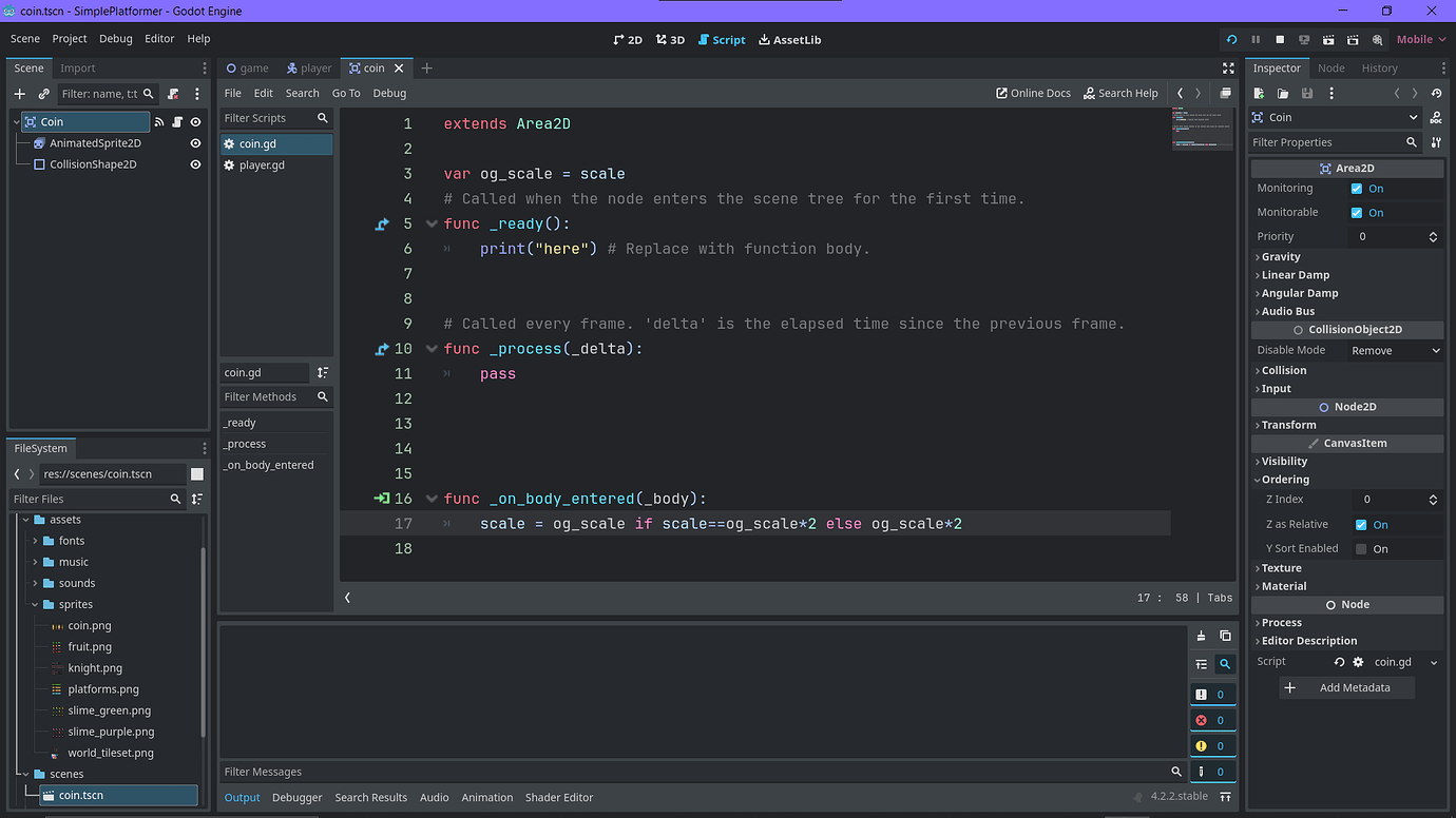 Output console not displaying any messages, including basic startup info - Programming - Godot Forum