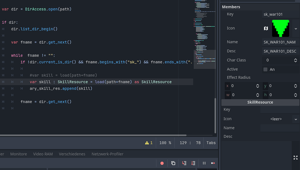 Loading custom Resource during runtime - Programming - Godot Forum