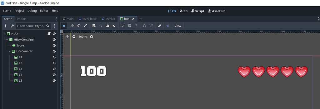 Display issues: First character of label not displaying as part of CanvasLayer - Help - Godot Forum